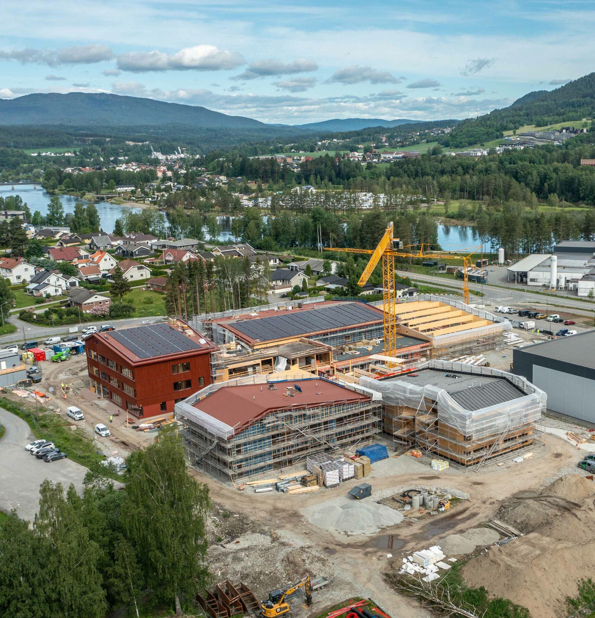 Massivt skoleprosjekt i Hokksund - Byggfakta Nyheter