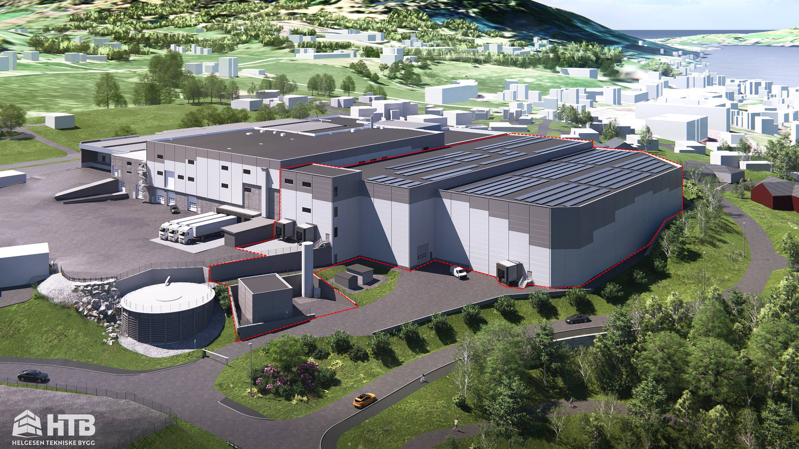 HTB bygger produksjonsanlegg i Ølen - Byggfakta Nyheter